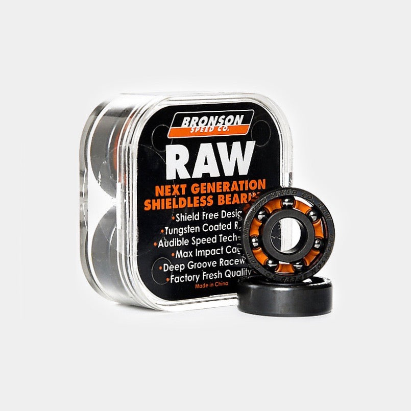 BRONSON SPEED CO. BEARINGS - RAW - PLA Skateboarding